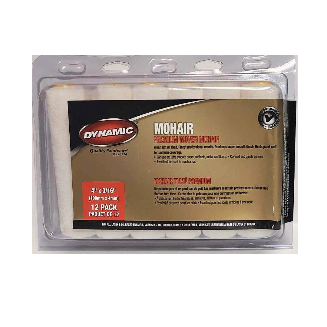 Dynamic Mini Mohair Rollers 4", 6" (HM005400-5403) – My Paint & Decor