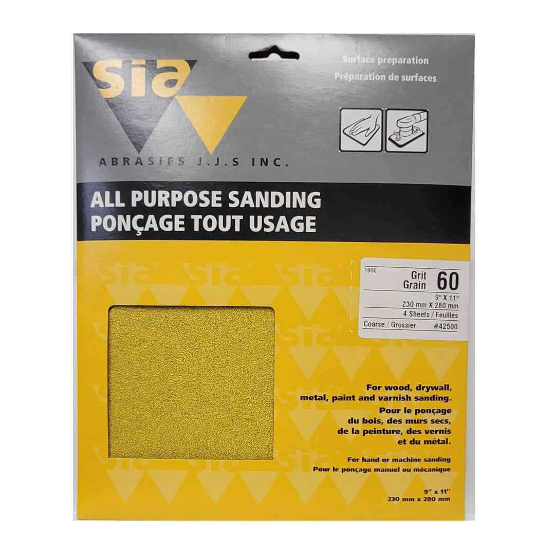 Sia Abrasifs 1900 All Purpose Sanding (5 sheets) – My Paint & Decor
